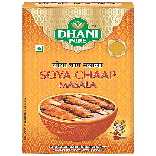 Buy Dhani Pure Soya Chaap Masala - 100% Natural, No Artificial Colours ...