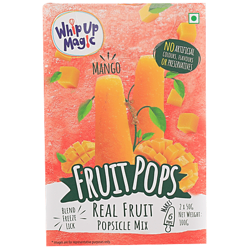 Buy Whip Up Magic Fruit Pops - Popsicle Mix, Mango, Real Taste Online at Best Price of Rs 249 ...