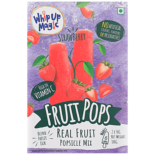 Buy Whip Up Magic Fruit Pops - Popsicle Mix, Strawberry, High In ...