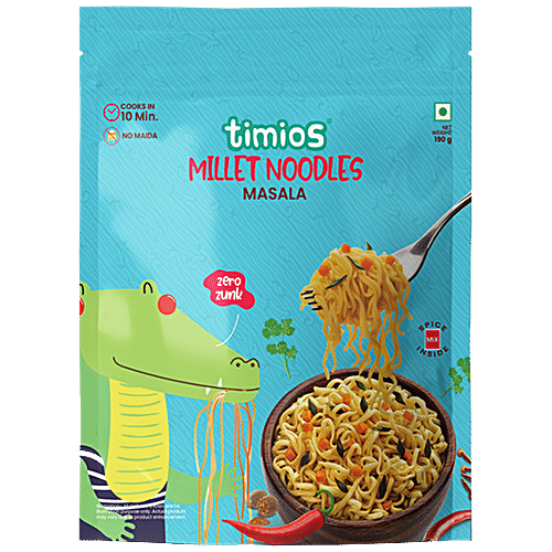 Buy Timios Millet Noodles - Masala Flavour, Non-Fried No-Maida Online ...