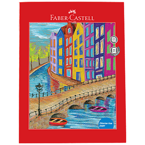 Buy Faber castell Notebook - Ruled, Single Line, 240 mm x 180 mm, Long ...