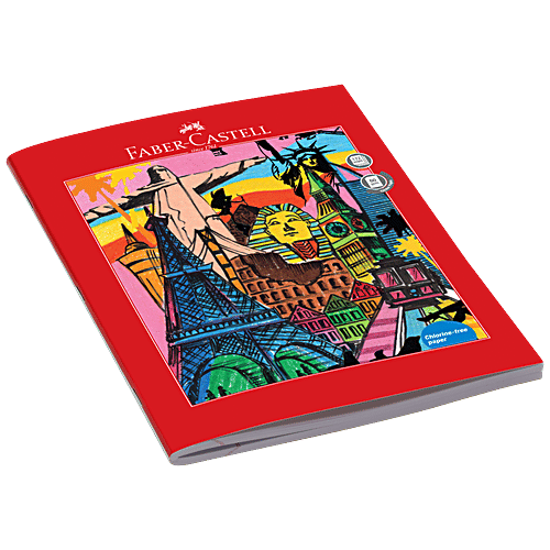 Buy Faber castell Student Notebook Long 172 Pages Unruled With Chlorine ...