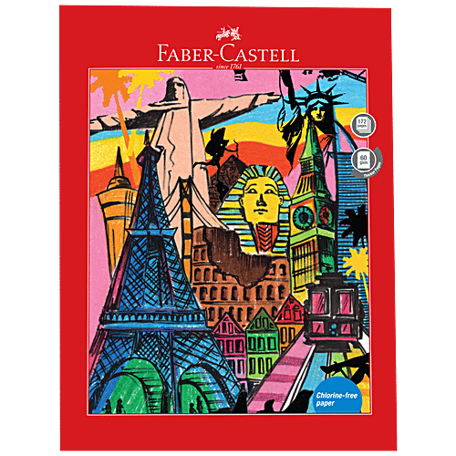 Buy Faber castell Notebook - Unruled, 240 mm x 180 mm, Long, 172 Pages ...