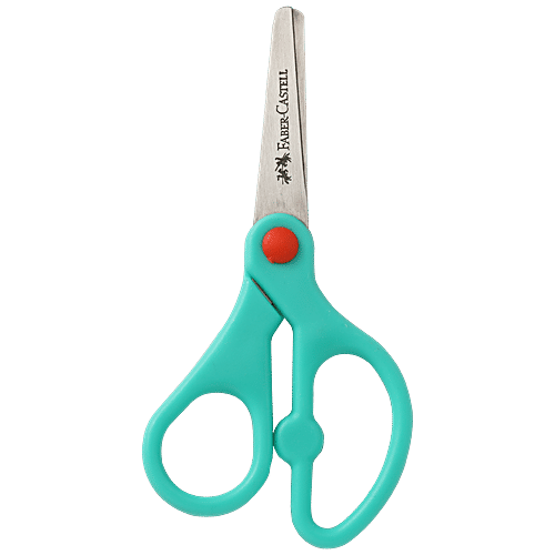Buy Faber castell Scissors Child Safe For School & Home Use - Rounded ...