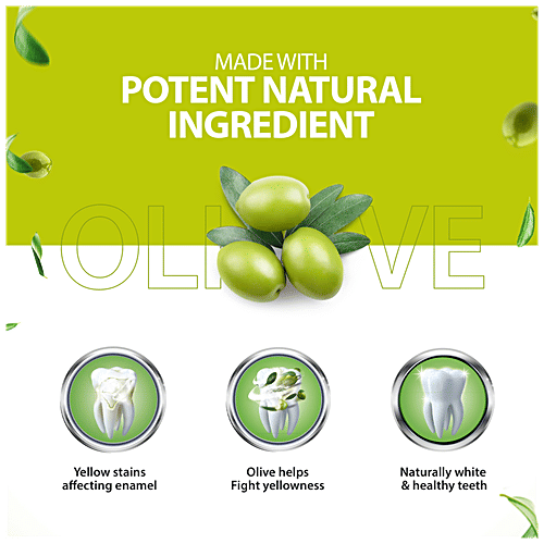 Buy Dabur Herbal Enamel Care Toothpaste - Olive, Longlasting Freshness ...