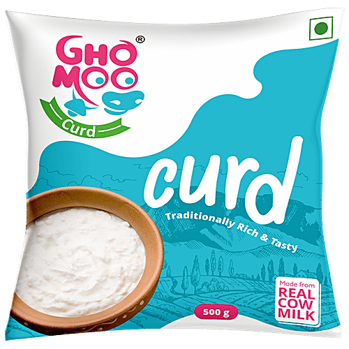 Buy GhoMoo Curd - Made From Real Cow Milk, Rich In Calcium, Improves ...