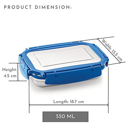 Buy Magnus Bolt Deluxe - Stackable, Airtight, BPA & Lead Free, Food ...