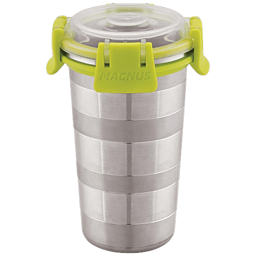 Buy Magnus Klip Lock Stainless Steel Tumbler - 100% Airtight ...