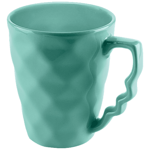 Buy Urban Chef Prism Ceramic Coffee Mug - Sea Green, Handcrafted, Shine ...