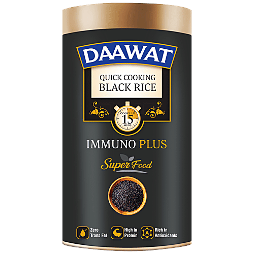 Buy Daawat Quick Cooking Black Rice - Immuno Plus Superfood, Zero Trans ...