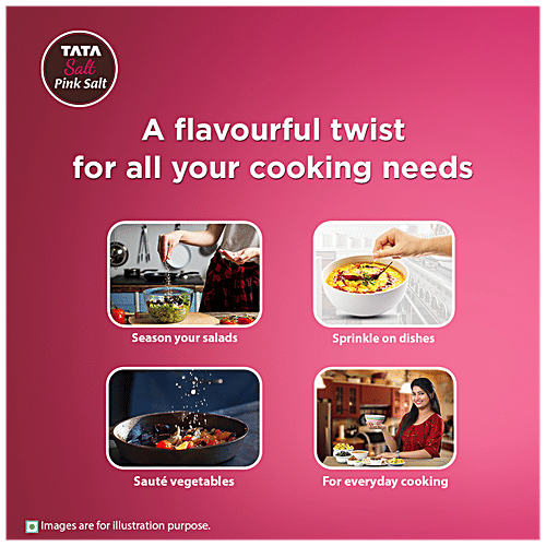 Buy Tata Salt Pink Salt - With 100% Natural Sendha Salt, For Everyday ...