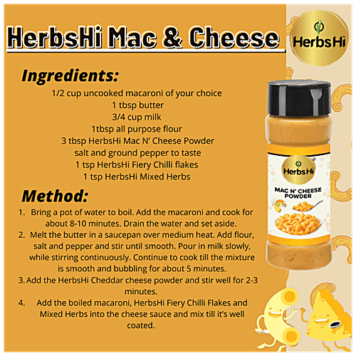 Buy Herbs Hi Mac 'N' Cheese Powder - Authentic Aroma & Flavour Online ...