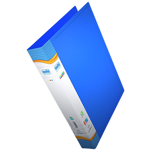 Buy Solo 2-D-Ring File - With Stopper, Plastic, Strong Polycover, 260 ...