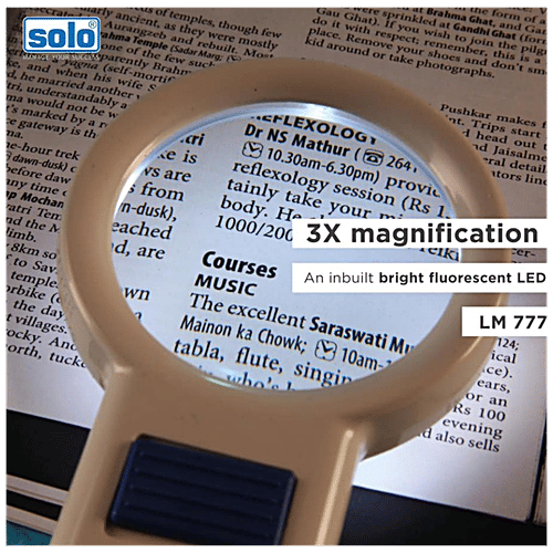 Buy Solo Led Magnifier - 3X Magnification With Inbuilt Bright ...