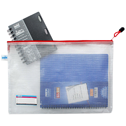Buy Solo My Zipper Closure Bag A4 - Keep Paper, Files, Envelopes ...