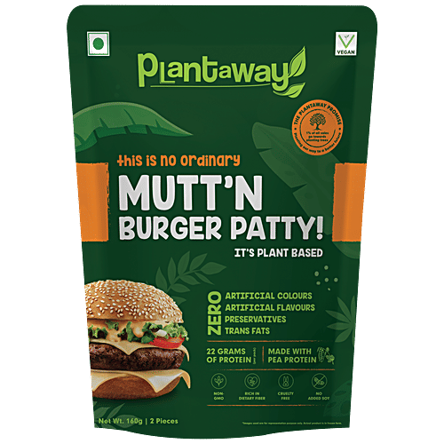 Buy Plantaway Plant Based Grilled Burger Patty Mutt'n - Zero Trans Fats ...