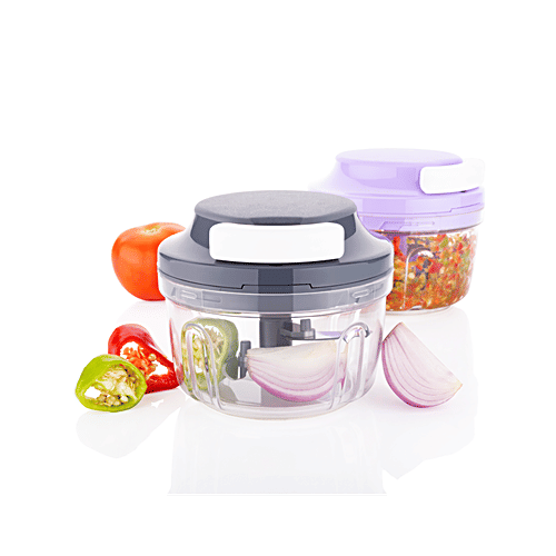Buy AMBITION Mini Chopper - Sharp Blades, Plastic Body, For Home ...