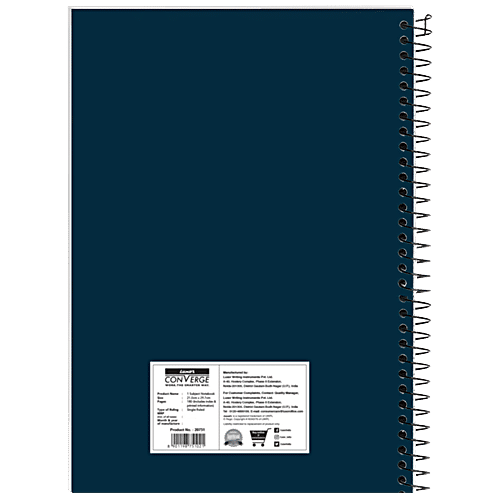 Buy Luxor 1 Subject Spiral Premium Exercise Notebook - Single Ruled ...
