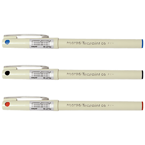 Buy Pilot Ball Point - Hi-Techpoint 05, Blue, Black, Red, Writes ...