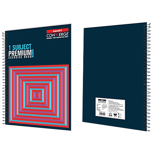 Buy Luxor 1 Subject Spiral Premium Exercise Notebook - Single Ruled ...