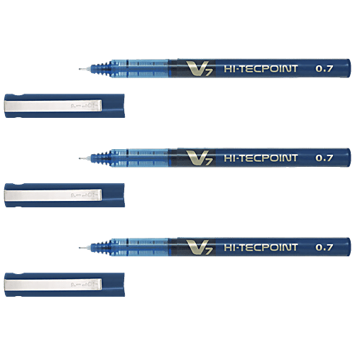 Buy Pilot Ball Pen - Blue, Hi-techpoint Japanese Technology, V7 System ...