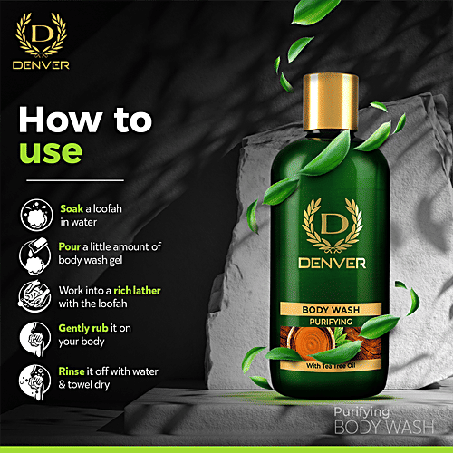 Buy Denver Purifying Body Wash - With Tea Tree Oil Online at Best Price ...