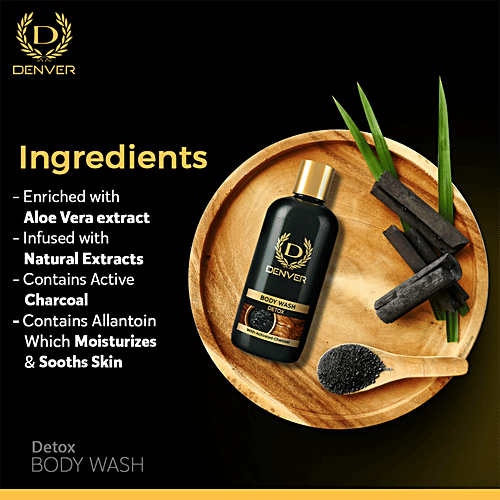 Buy Denver Detox Body Wash - With Activated Charcoal Online at Best ...
