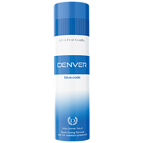 Buy Denver Blue.Code Cologne Talc - Refreshing Fragrance Online at Best ...