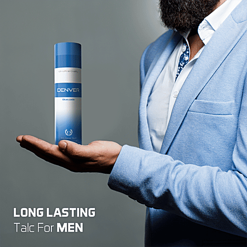 Buy Denver Blue.Code Cologne Talc - Refreshing Fragrance Online at Best ...
