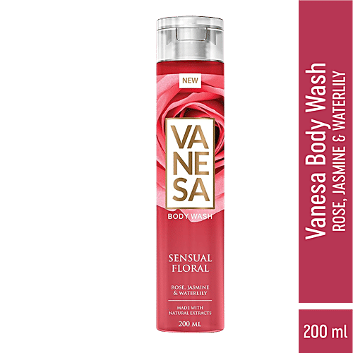 Buy Vanesa Body Wash - Sensual Floral, 100% Soap Free Online at Best ...