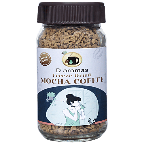 Buy D'Aromas Freeze Dried Mocha Coffee - Rich Aroma With Premium Taste Online at Best Price of ...