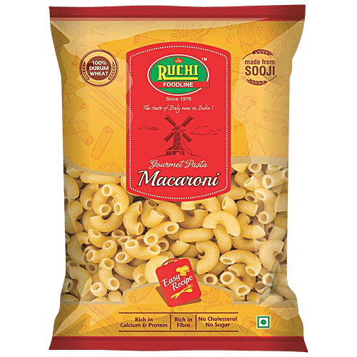 Buy RUCHI Gourmet Pasta Macaroni - 100% Durum Wheat Online at Best ...