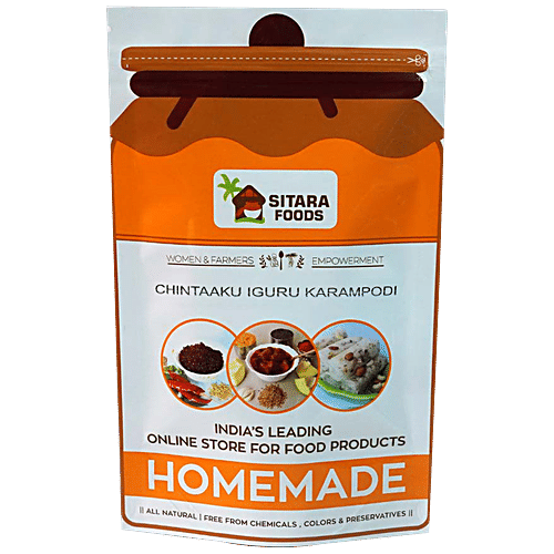 Buy Sitara Foods Chinta Aaku Iguru Karam Podi / Powder Online at Best ...