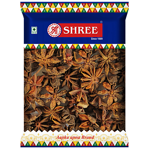 Buy Shree Star Anise/Badiyan - 100% Natural & Pure, Whole Spices Online ...