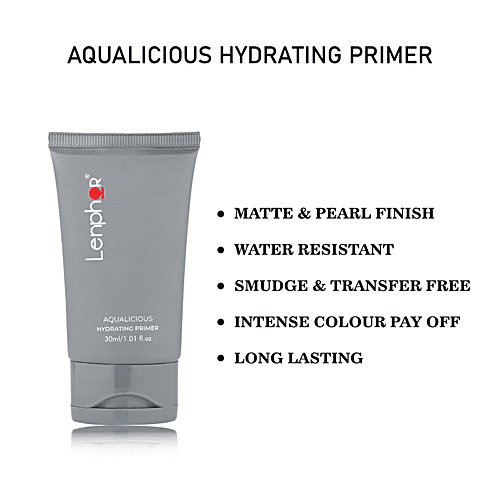 Buy Lenphor Aqualicious Hydrating Primer - Matte & Pearl Finish, Water ...