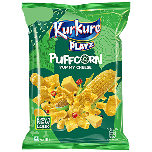 Buy Kurkure Playz Puffcorn - Yummy Cheese, Namkeen Online at Best Price ...