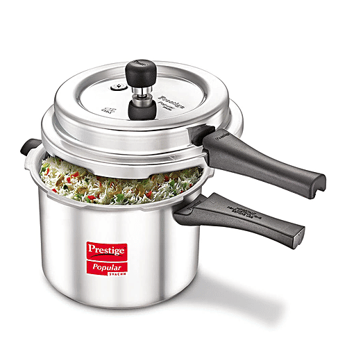 Buy Prestige Aluminium Outer Lid Pressure Cooker - Induction Base, With ...