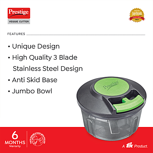 Buy Prestige PVC 8.0 Veggie Cutter - With 3 Stainless Steel Blades ...