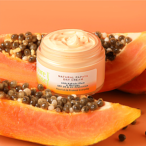 Buy Pure Sense Natural Papaya Day Cream - Kakadu Plum & Moringa, SPF 20 ...