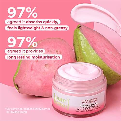 Buy Pure Sense Pink Guava Day Cream - Pomegranate & Bengkoang, SPF 20 ...