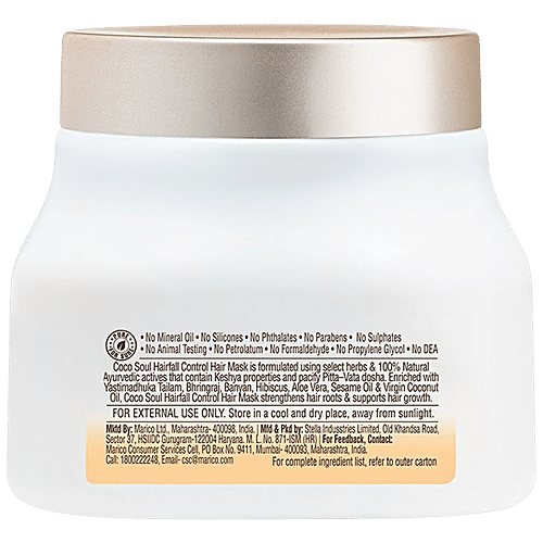 Buy Coco Soul Hair Fall Control Hair Mask - With Bhringraj, Gentle On ...