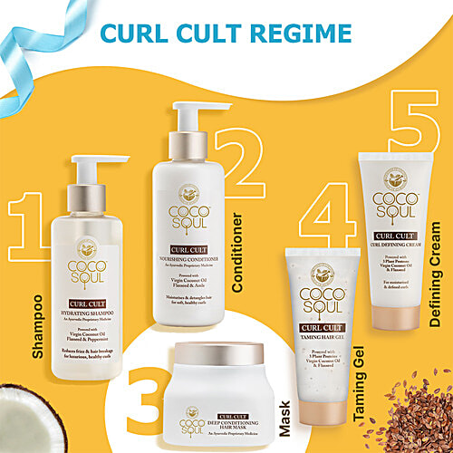 Buy Coco Soul Curl Cult Deep Conditioning Hair Mask - Ayurvedic, For ...