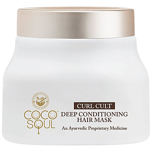 Buy Coco Soul Curl Cult Deep Conditioning Hair Mask - Ayurvedic, For Moisturised Curls Online at ...