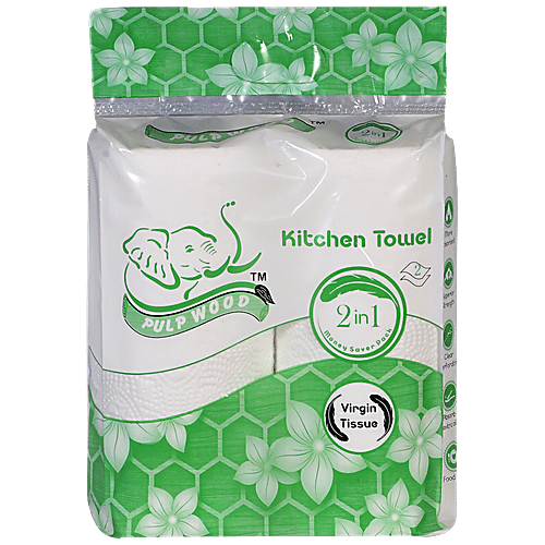 Buy Pulp Wood Kitchen Towel - 2 Ply Online at Best Price of Rs 169 ...