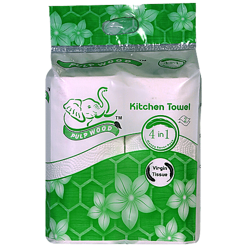 Buy Pulp Wood Virgin Tissue/Kitchen Towel - Food Safe, Super Absorbent ...