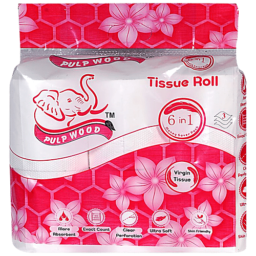 Buy Pulp Wood Toilet Roll - 3 Ply Online at Best Price of Rs 279 ...