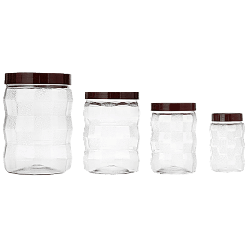 Buy MTL Edge Jar Set - Durable, Brown Online at Best Price of Rs 849 ...