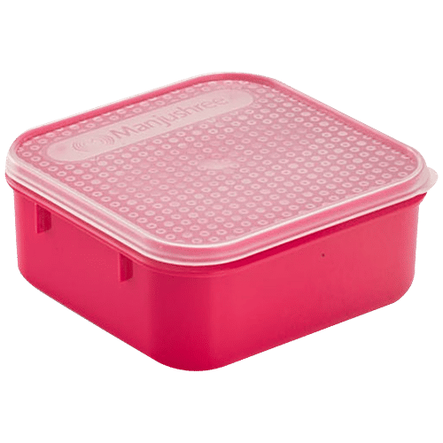 Buy MTL Square Tiffin Box - 100% BPA-Free, Pink Online at Best Price of ...