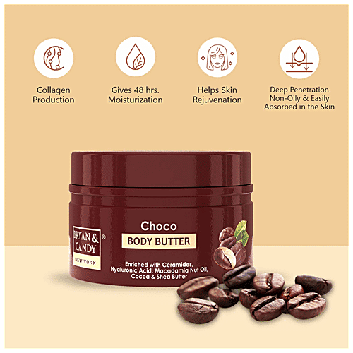 Buy Bryan & Candy Body Butter - Choco, pH 5.5, Skin-Friendly, Provides ...