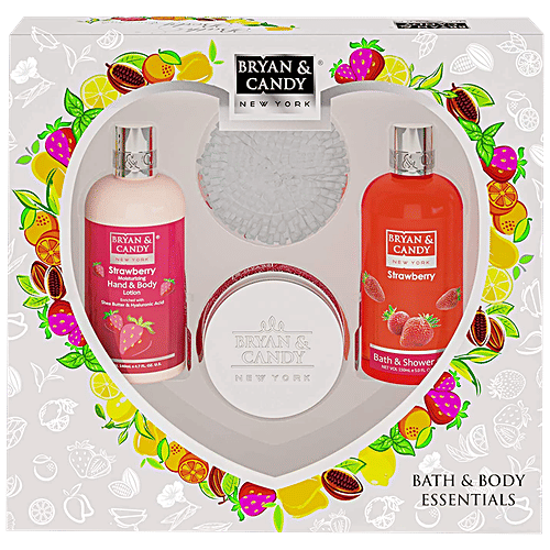 Buy Bryan & Candy Heart Combo Kit - Strawberry, Bath & Body Essentials ...